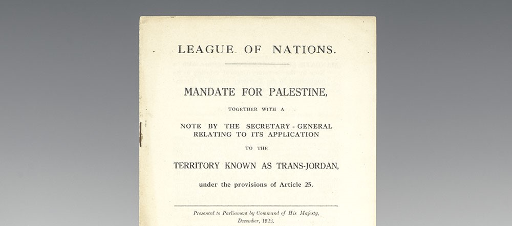 The Mandate Origins of Israeli Democracy – The Word: The CJH Blog
